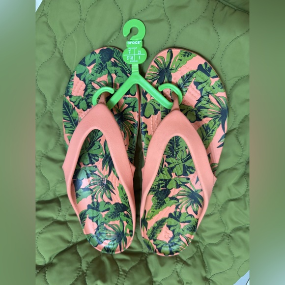 CROCS | Shoes | Crocs Tropical Sandals Flip Flops Nwt | Poshmark